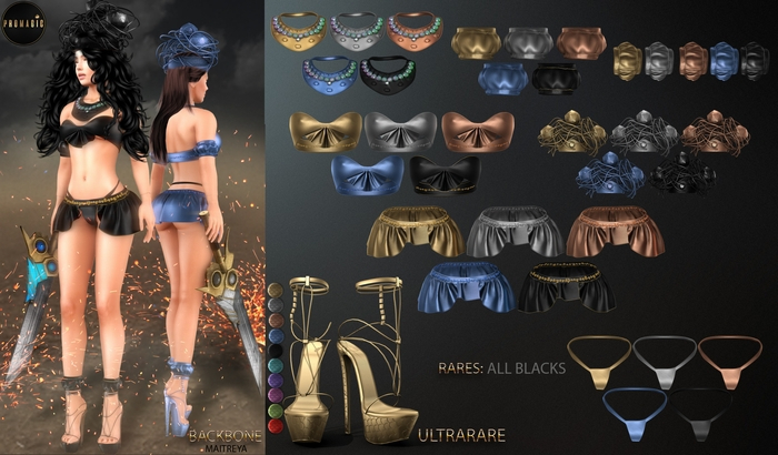 Second Life Marketplace - *PROMAGIC* Backbone - Complete SILVER Set